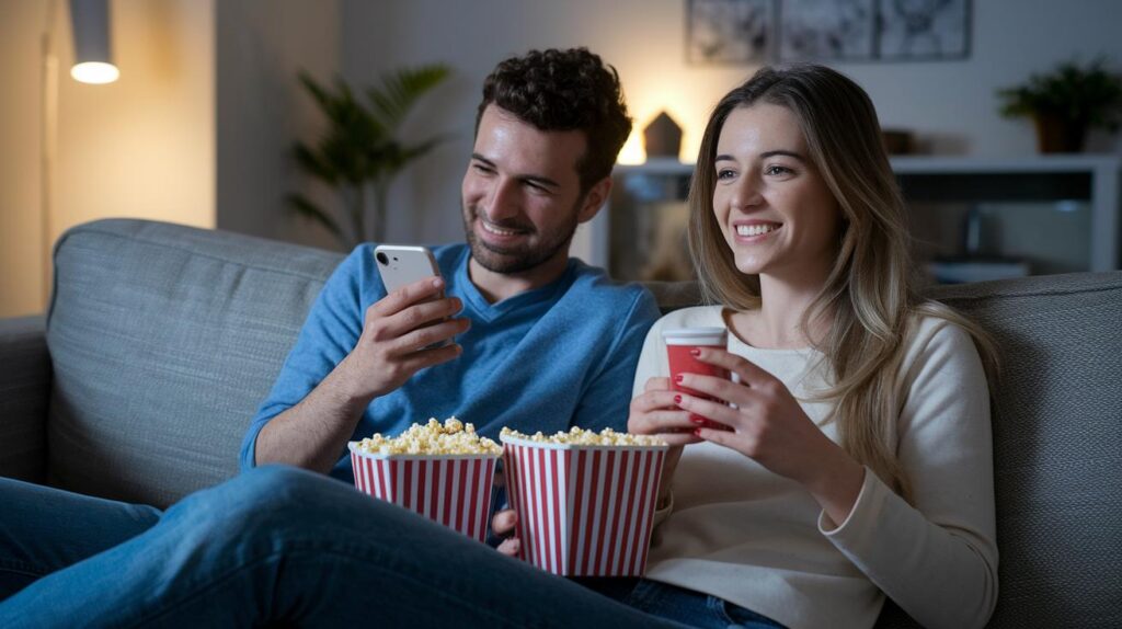 Fun Movie Night Ideas With Friends: Spark Joy | thefriendshipday.com